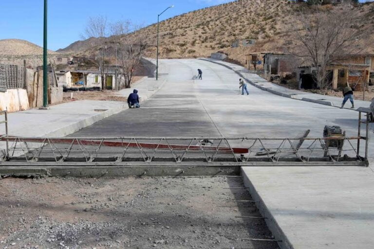 Pavimentan calles de Rancho Anapra con concreto hidráulico - YoCiudadano
