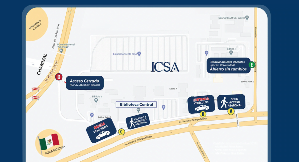 Por obras, UACJ anuncia cambios en accesos al ICSA - YoCiudadano